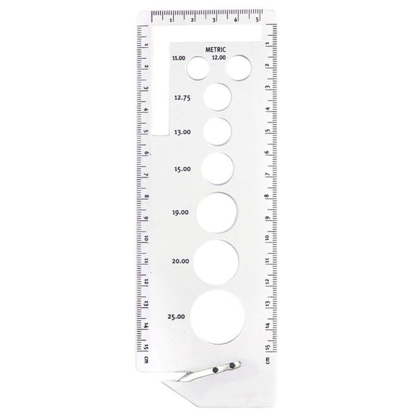 Craft Co Large Knitting Gauge with Yarn Cutter | Knit World NZ