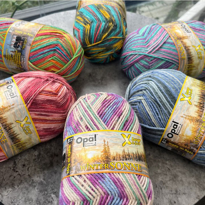 Opal Wintersonne DK 8ply Yarn – Self-Patterning Wool | Knit World NZ