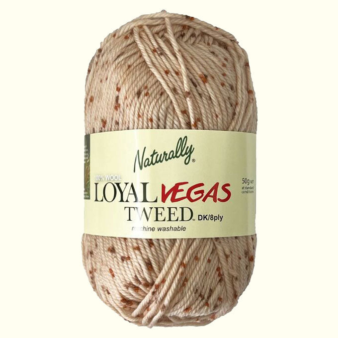 Naturally Loyal Vegas Tweed 8ply – 100% Wool DK Yarn | Knit World