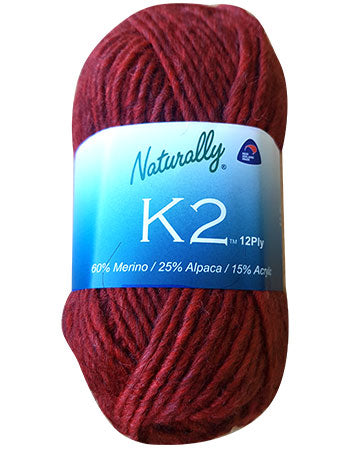 Naturally K2 12ply – Merino Alpaca Acrylic Blend | Knit World NZ