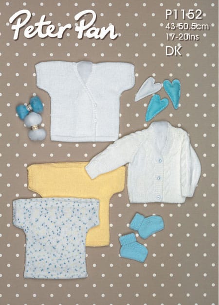 P1152 Vests, Cardi & Bootees